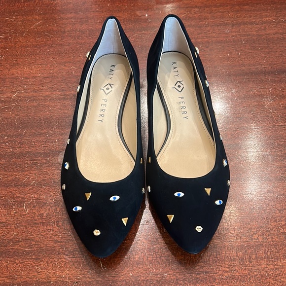 Katy Perry Collections | Shoes | Katy Perry Black Flats 75 | Poshmark